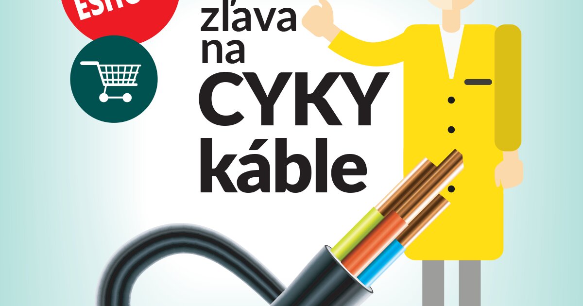 AKCIA: 25% zľava na CYKY káble v E-shope MURAT (blog)