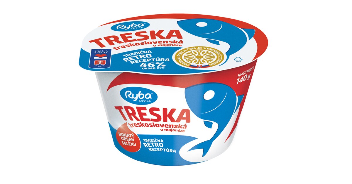 Treska v majonéze 140 g