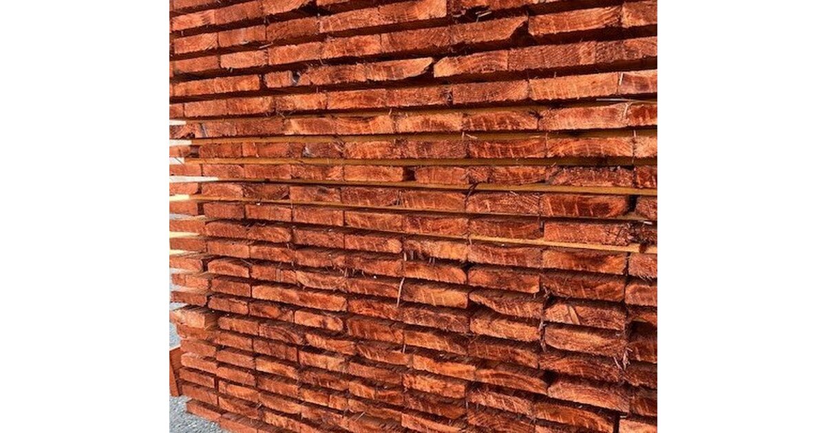 Stavebná doska 24x150x4000 mm - hnedá impregnácia za 6,64