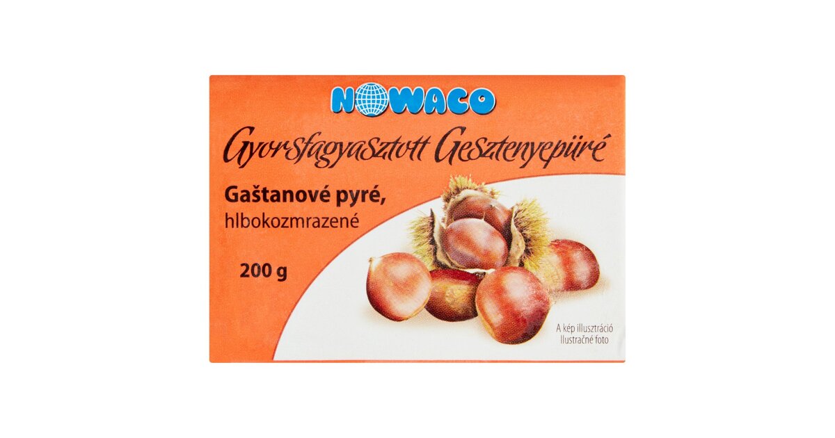 Gaštanové pyré mrazené 200 g
